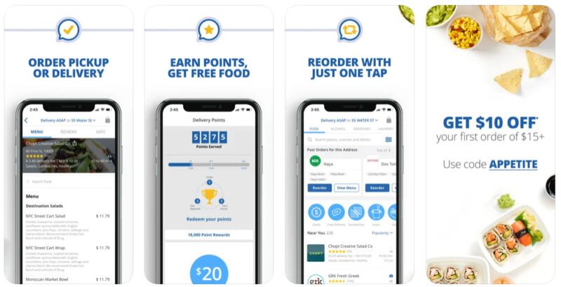 9 Most Popular Online Food And Beverages Delivery Mobile Apps In The USA
