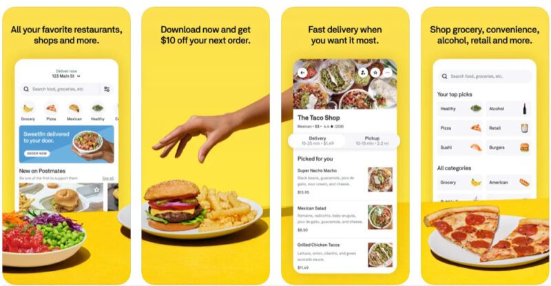 9 Most Popular Online Food And Beverages Delivery Mobile Apps In The USA