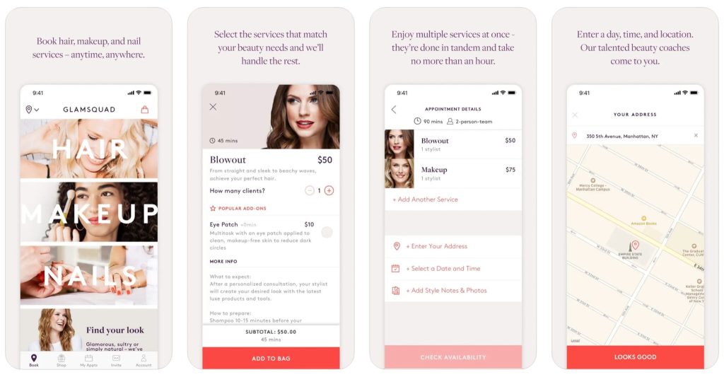Best Glamsquad App: Cost To Develop An On-Demand Salon App Like ...